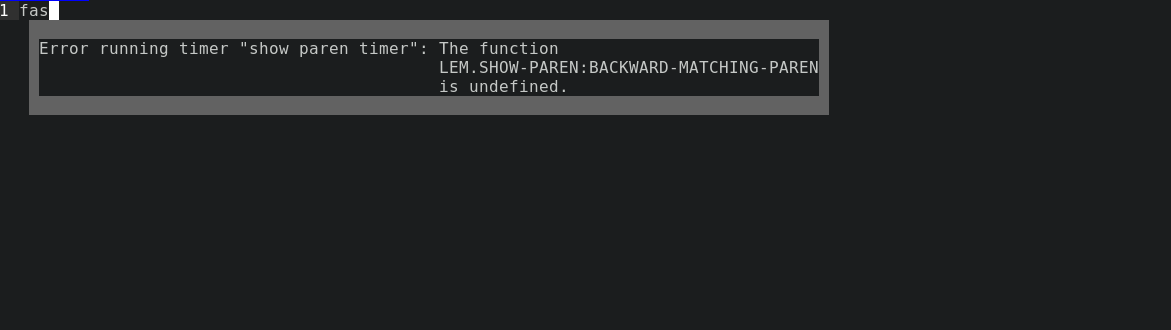 Vim Mode Error · Issue 583 · Lem Projectlem · Github 