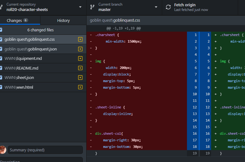 Goblin Quest and Worlds Without Number: Incorrect Line Endings · Issue #11649 · Roll20/roll20 ...