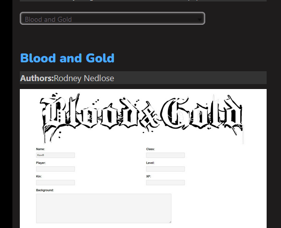 [Blood and Gold] New Sheet Code not active on roll20.net · Issue #11734 · Roll20/roll20 ...