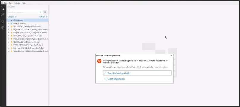 Storage Explorer GPU Error · Issue #2277 · microsoft/AzureStorageExplorer · GitHub