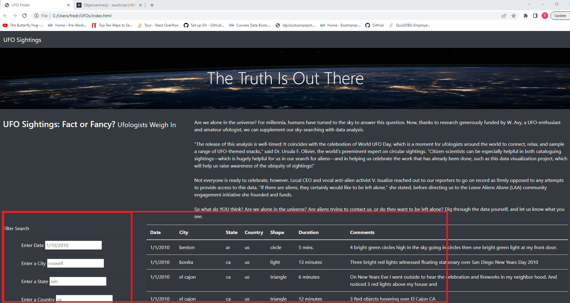 GitHub - Fannstan/UFOs