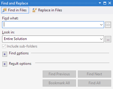 New Find and Replace WindowGuid · Issue #119 · VsixCommunity/Community.VisualStudio.Toolkit · GitHub