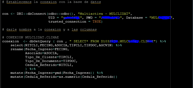 Error: nanodbc/nanodbc.cpp:1655: HY000: [IBM][Controlador ODBC de System i Access][DB2 para i5 ...