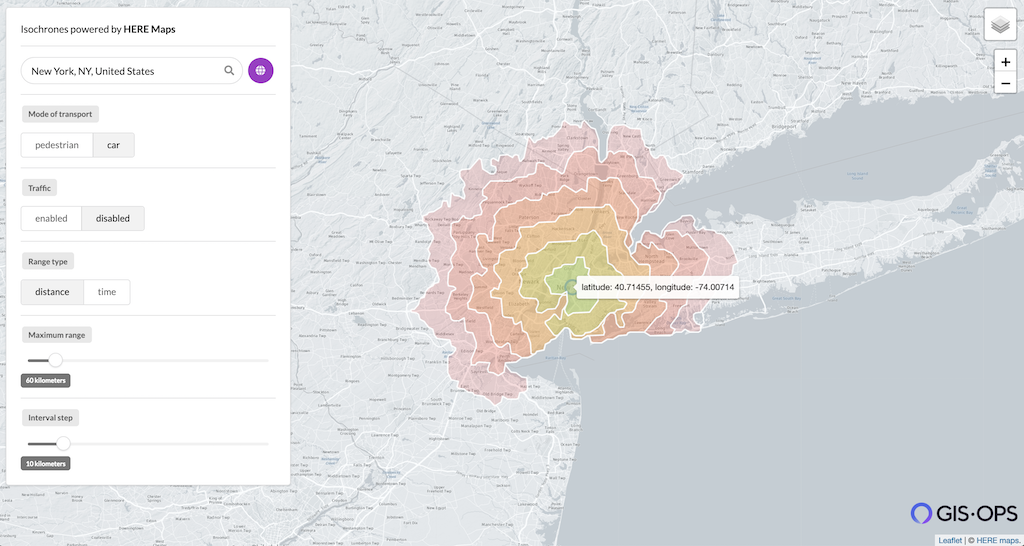 React Redux Leaflet Building A HERE Maps Isochrones Web M app 