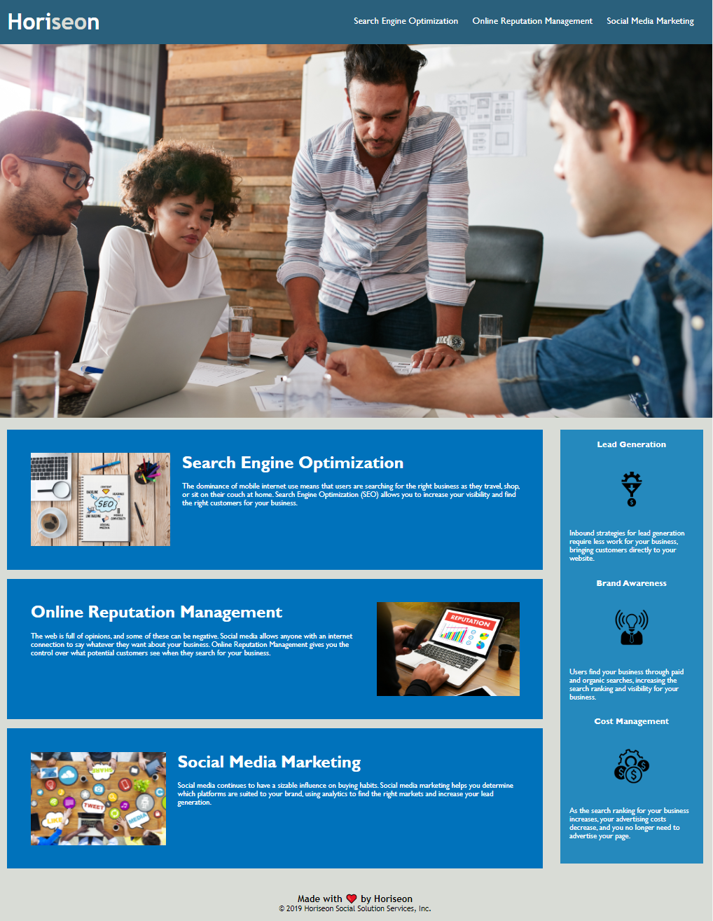 GitHub - SidheLore/horiseon