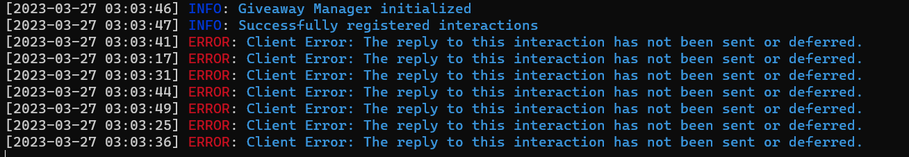 When Update Stuff In The Dashboard Get Error · Issue 325 · Saiteja Madhadiscord Js Bot · Github