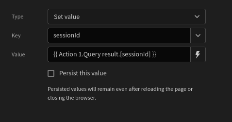 Binding return from REST call to session variable or form field ...