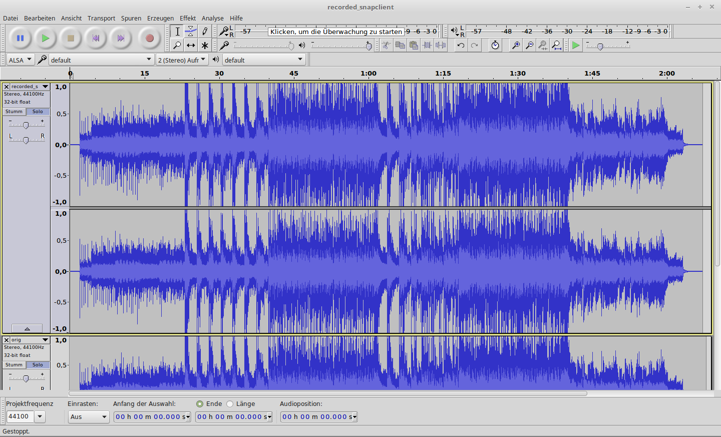 Click noise added on some tracks · Issue #525 · badaix/snapcast · GitHub