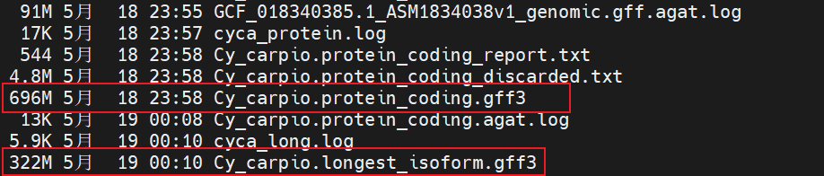 The output file is bigger than input gff · Issue #358 · NBISweden/AGAT · GitHub