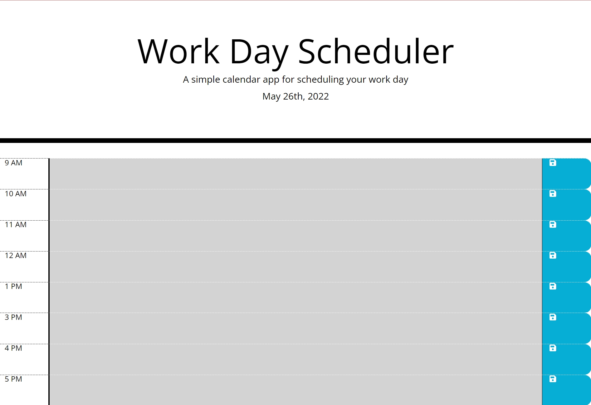 GitHub - Kammina1/workday-schedular