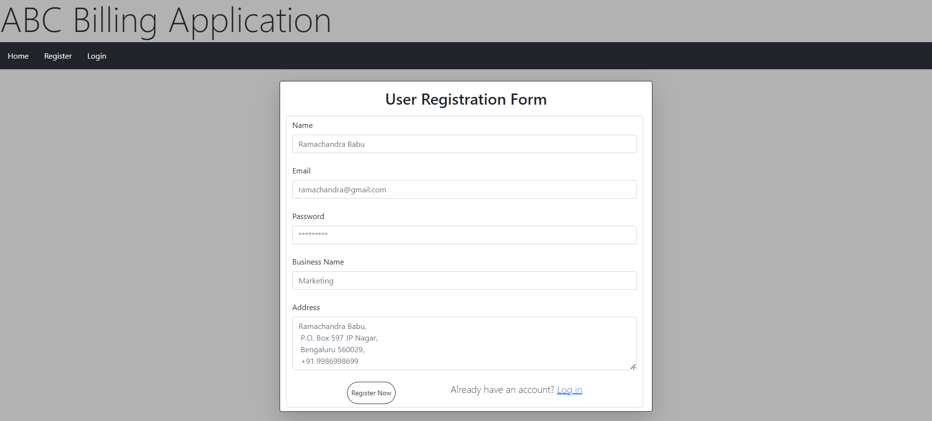 GitHub - raveesh-gowda/pos-billing-application