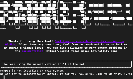 [Bug]: · Issue #1581 · elebumm/RedditVideoMakerBot · GitHub