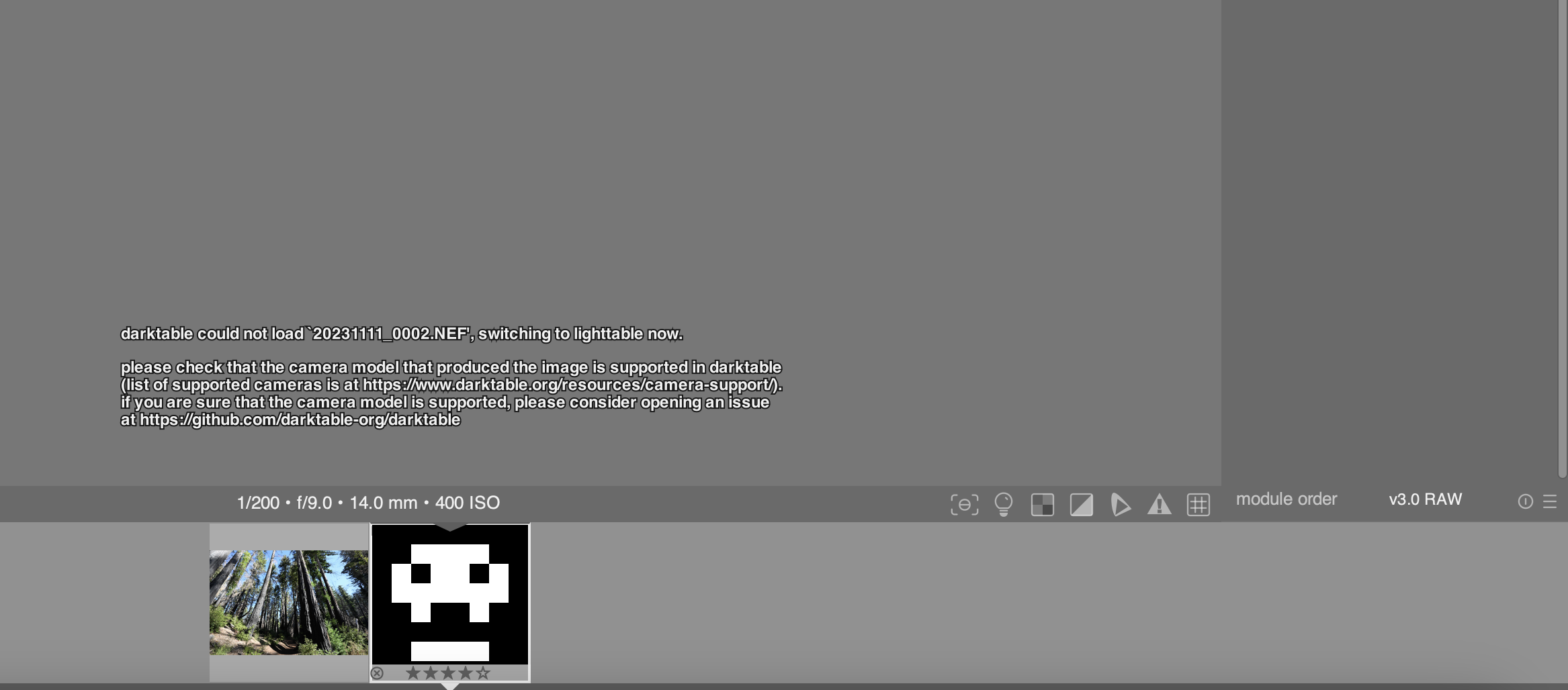 Nikon Hlg Raw Not Supported · Issue 15625 · Darktable Orgdarktable · Github 