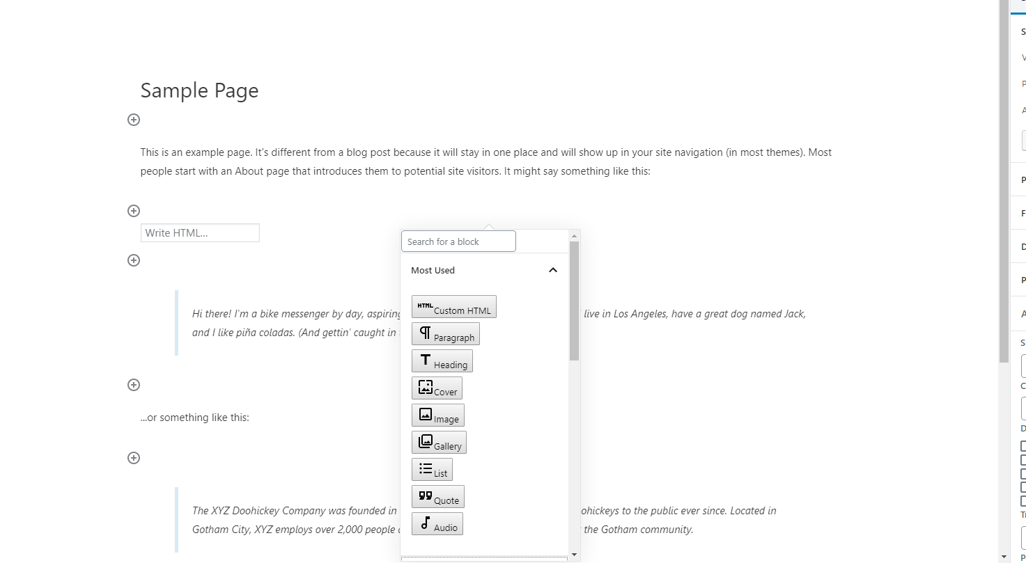 Error message "This block has encountered an error and cannot be previewed" after adding page ...