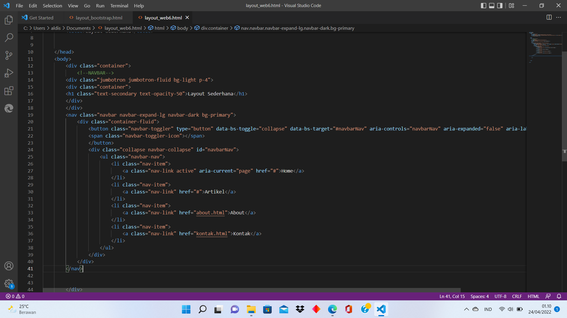 GitHub - aldisyafera/lab6web