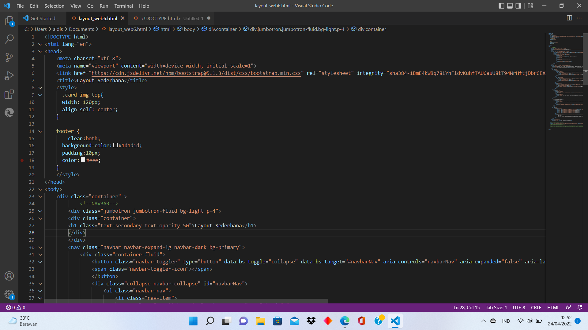 GitHub - aldisyafera/lab6web