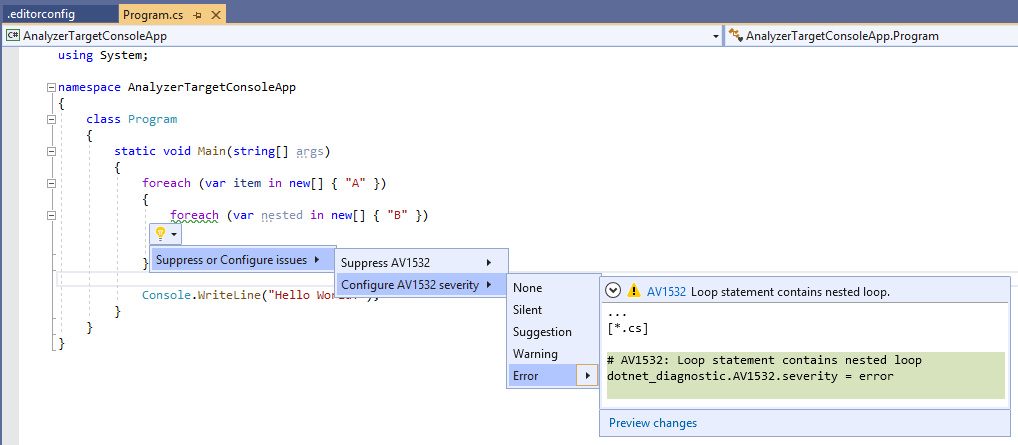 Support for .editorconfig · Issue #114 · bkoelman ...