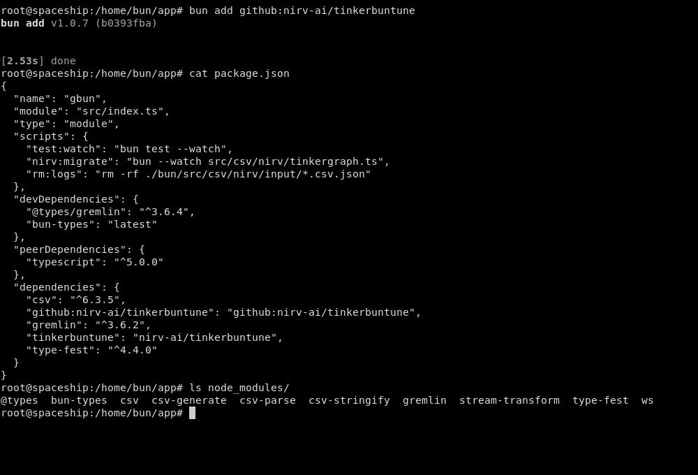 `bun Add` Fails To Add Github Tarball To Node Modules Directory · Issue 6717 · Oven Sh Bun · Github