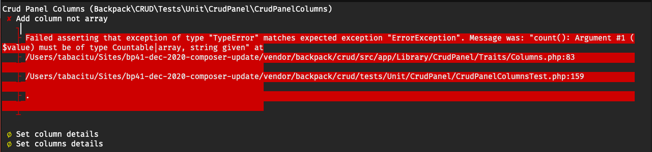 Add Official Php 8 Support · Issue 3359 · Laravel Backpackcrud · Github 9807