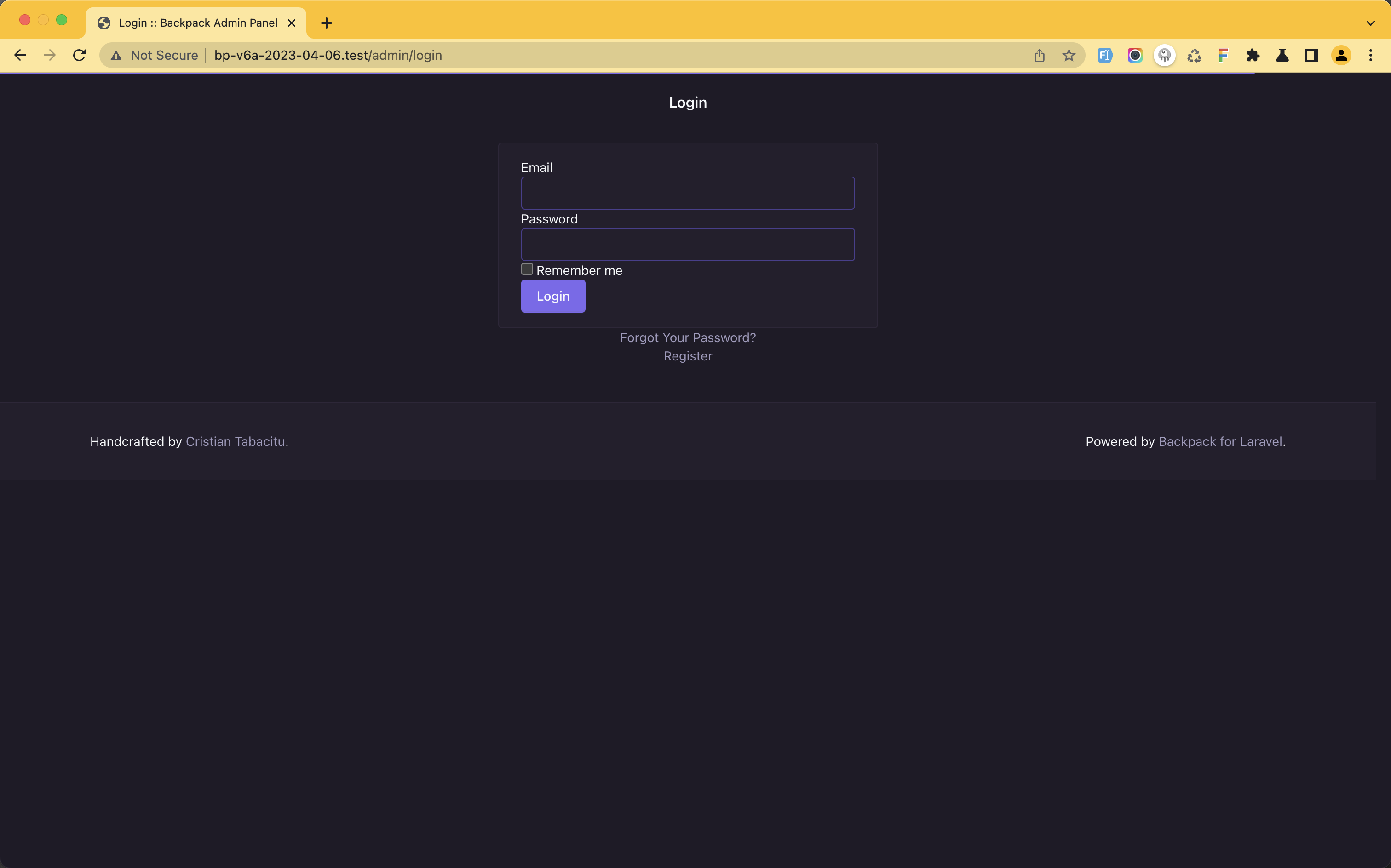 [Bug][Tabler] Choose login view · Issue #15 · Laravel-Backpack/theme-tabler · GitHub