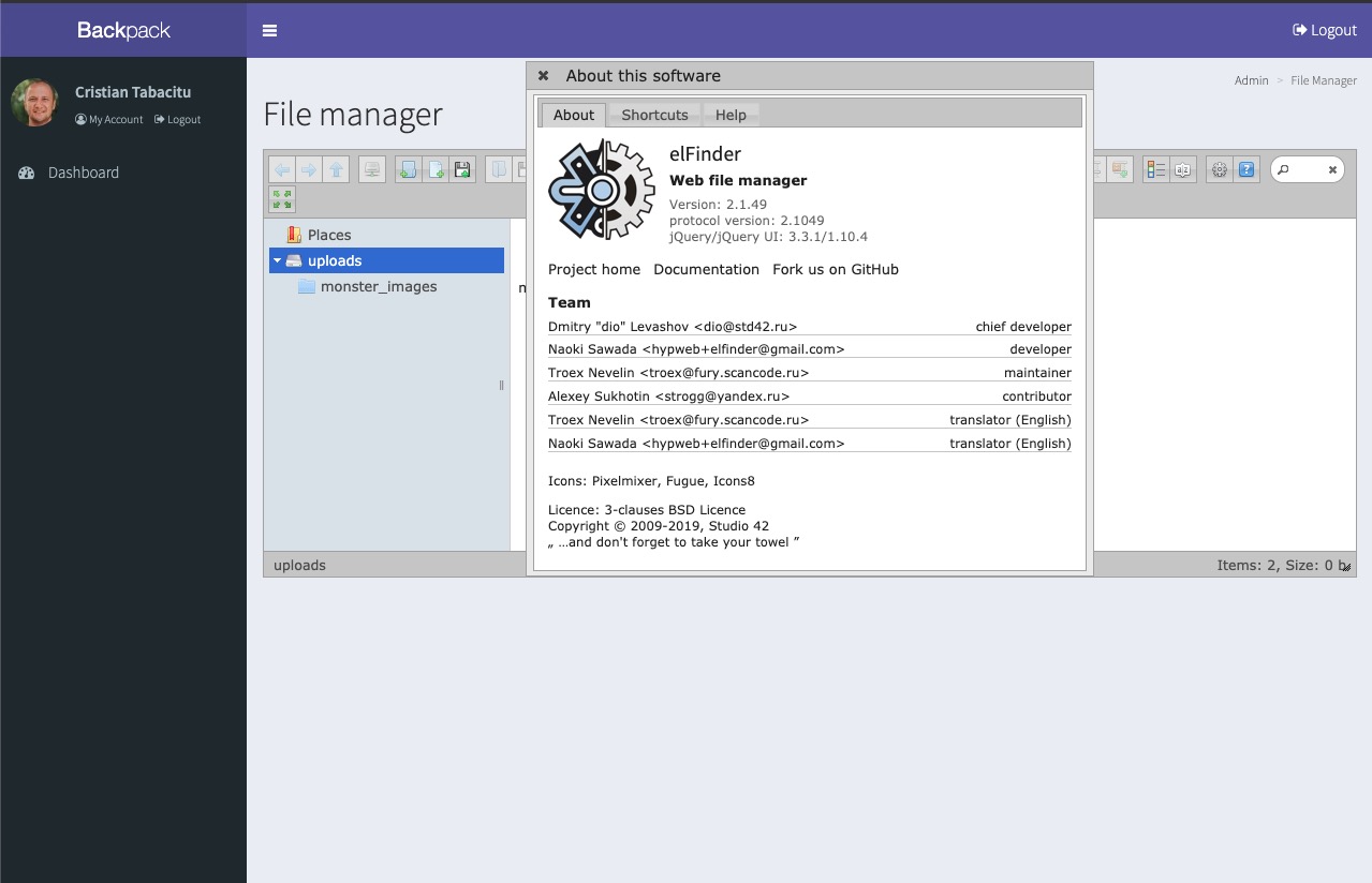 Elfinder known vulnerabilities · Issue #1569 · Laravel-Backpack/CRUD · GitHub