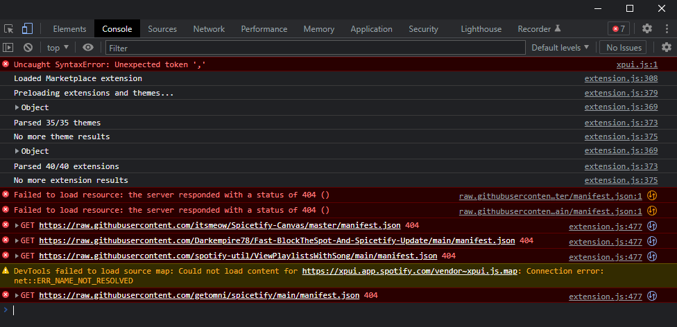 Spotify blank screen after Spicetify installation · Issue #1577 · spicetify/cli · GitHub