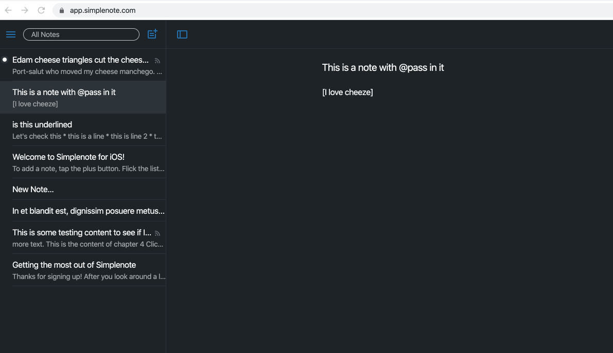 Search for [ or ( will cause the web app to crash. · Issue #73 · Automattic/Simplenote-United ...