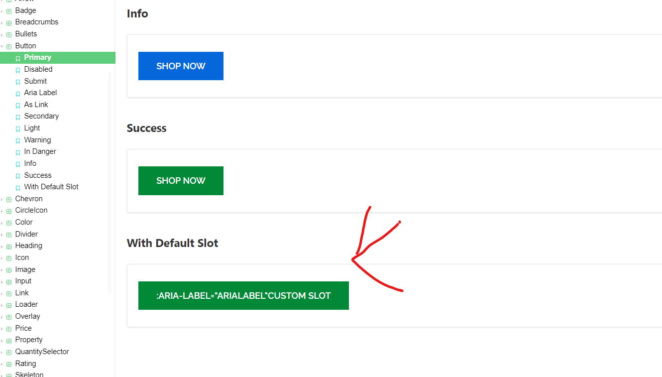 [BUG] Storybook Atoms Button example story view of the component is wrong · Issue #2427 ...