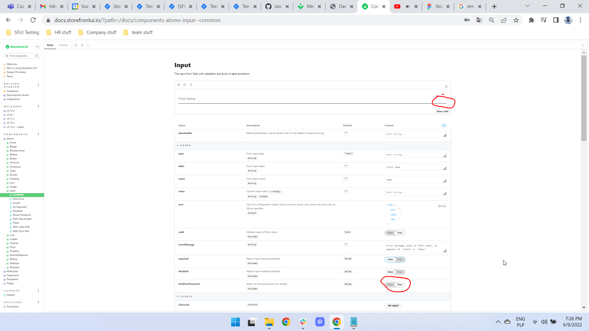 [BUG] Storybook Atoms Input show password is missing after selecting option · Issue #2434 ...