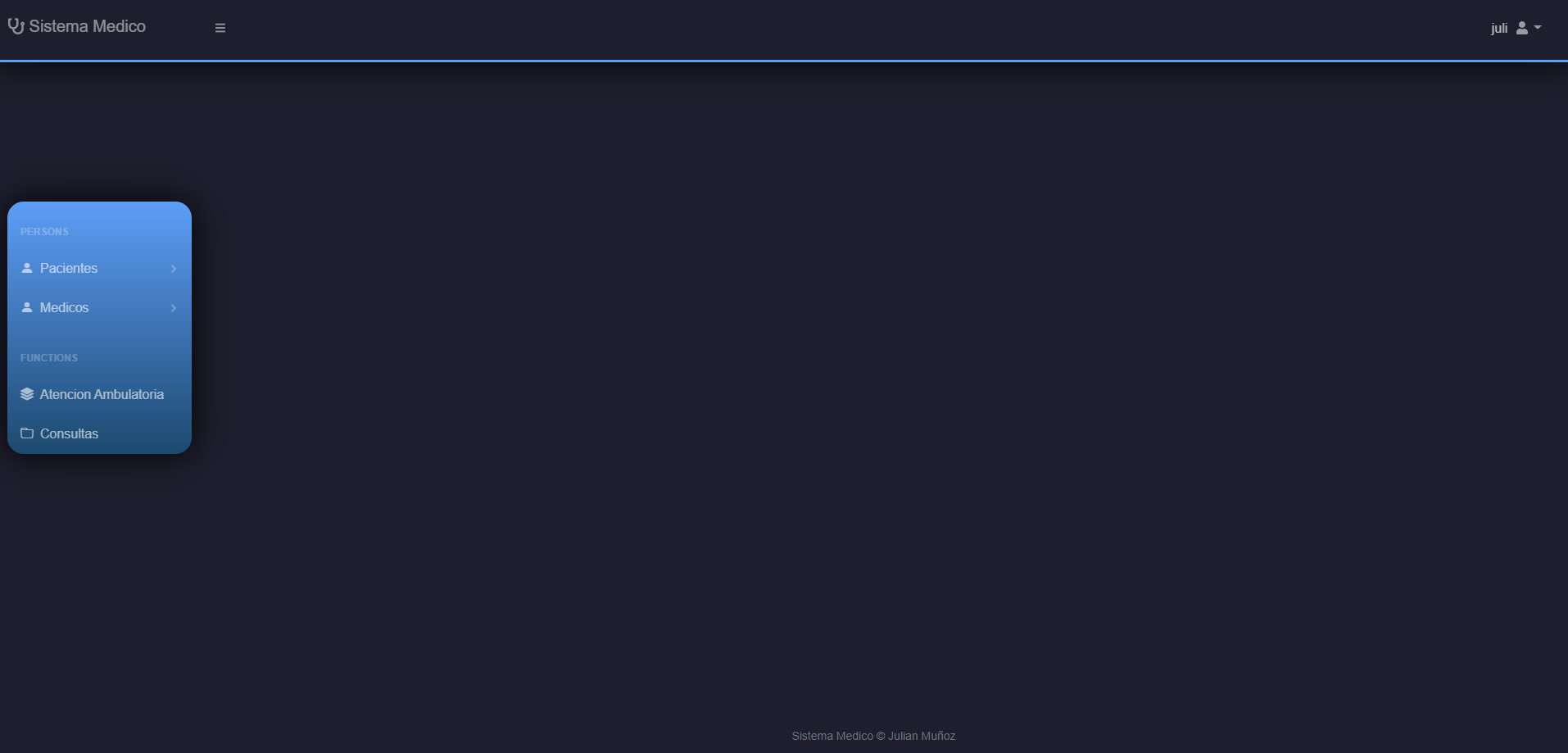 GitHub - julimunioz/SistemaMedico: Aplicación web de gestión para uso medico