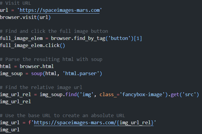 GitHub - liz-mcdaneld/Mission-to-Mars: Web Scraping with HTML/CSS