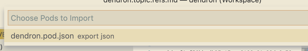 Export pod command shows incorrect placeholder text in prompt · Issue #270 · dendronhq/dendron ...