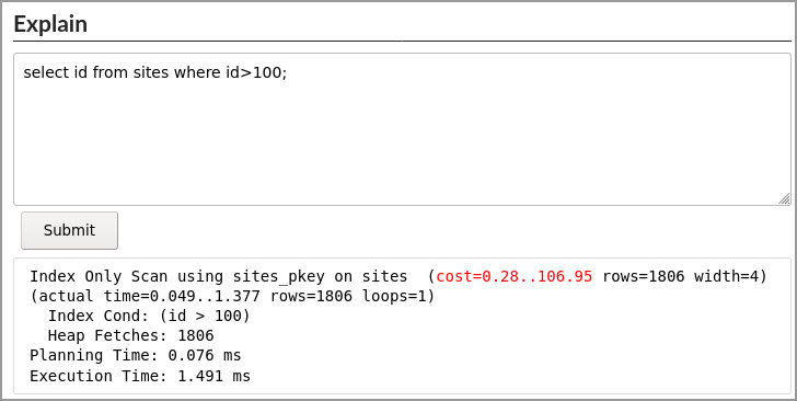 Is there any way to send data to PEV without copy/pasting? · Issue #253 · dalibo/pev2 · GitHub