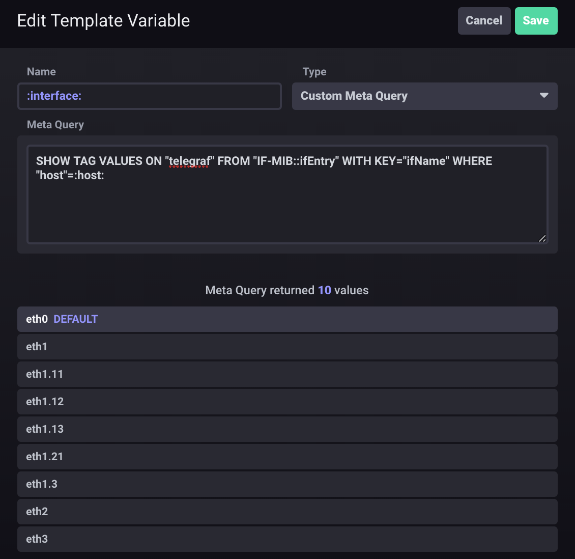 Custom meta query template variables not working as expected... · Issue #4912 · influxdata ...