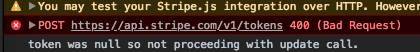 this.props.stripe.createToken returning null instead of actual error. · Issue #175 · stripe ...
