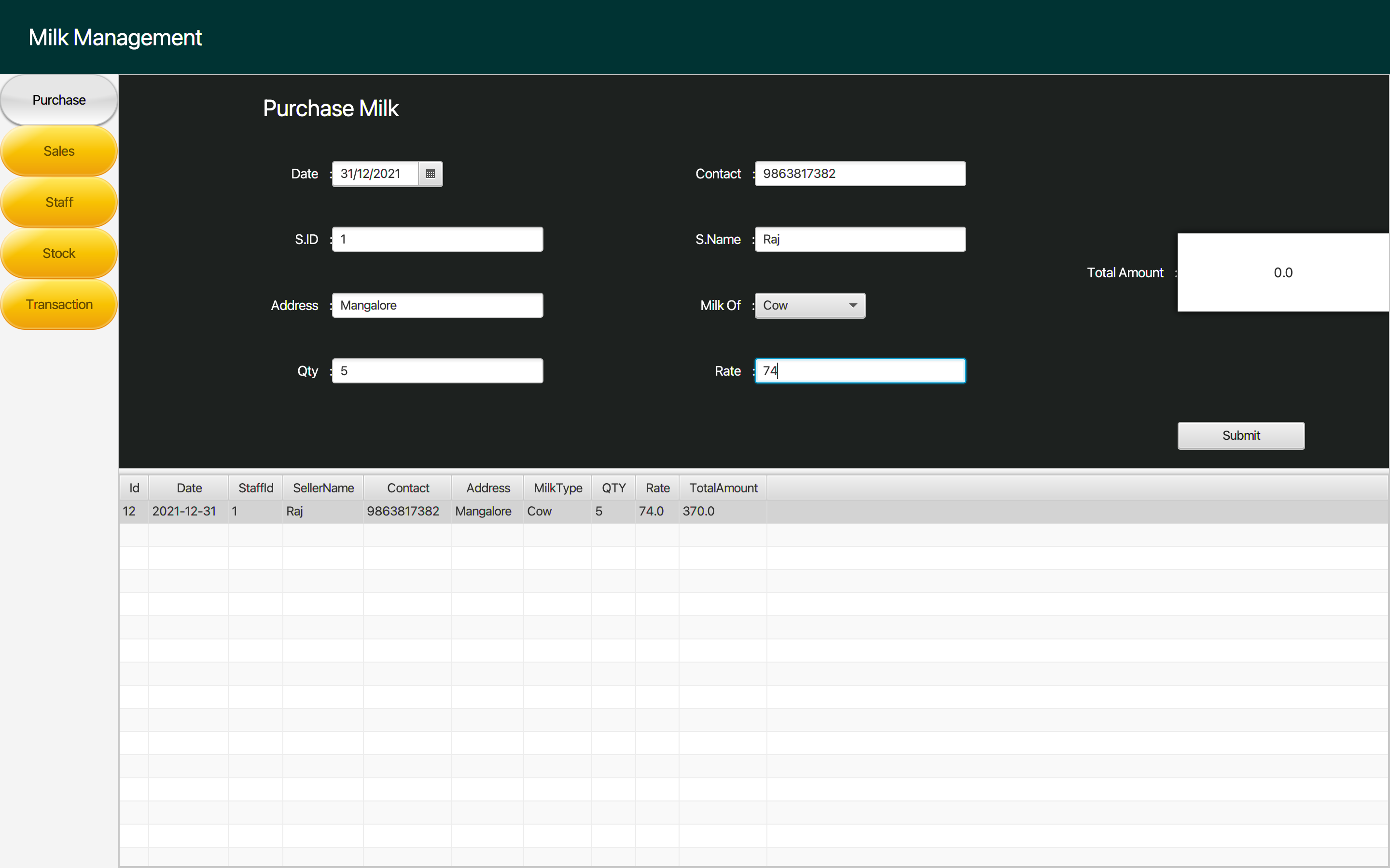 GitHub - AniketPai2602/Dairy-Management-System