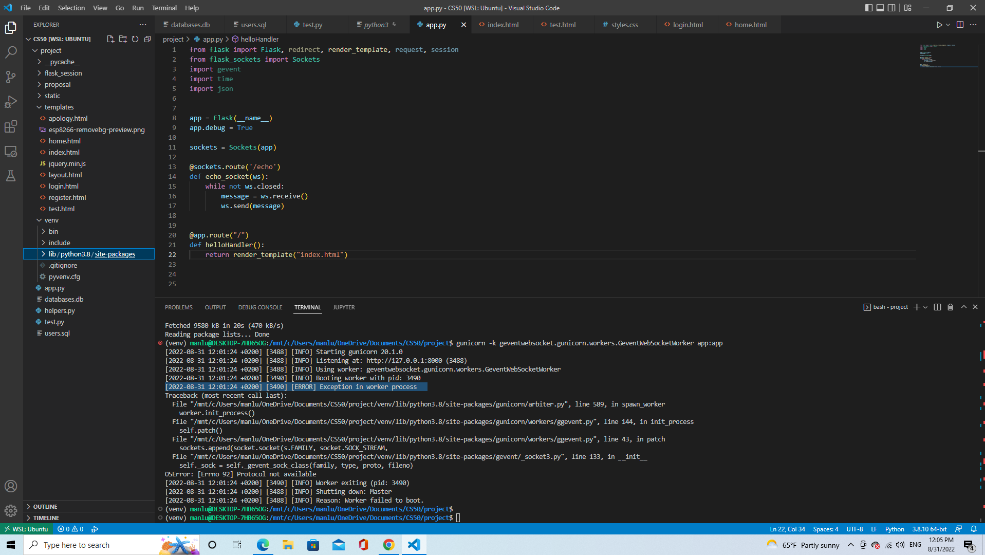 Worker Failed To Boot · Issue 2857 · Benoitcgunicorn · Github