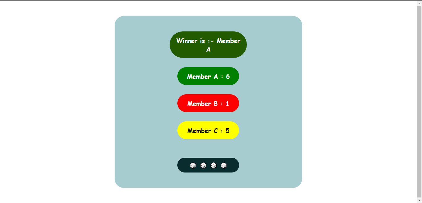 GitHub - borkarchetan/PlayDiceGame: This is basic game Using HTML5, CSS and JavaScript.