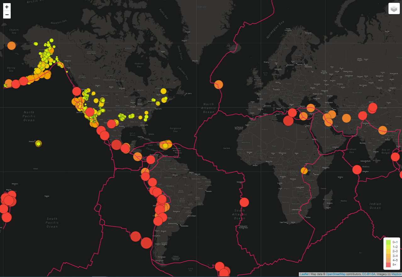 GitHub - carlos-uroza/Mapping_Earthquakes: Module 13 - JavaScript APIs