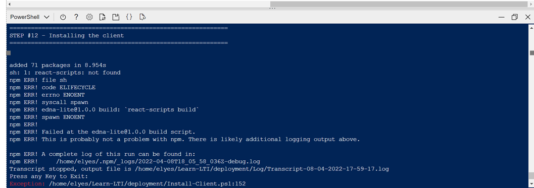 Ms learn LTI deployment stuck on step 12 · Issue #183 · microsoftarchive/Learn-LTI · GitHub