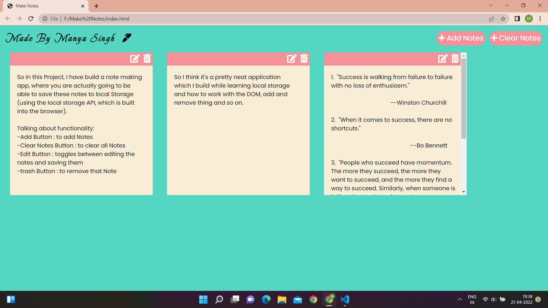 GitHub - Manya2001/Make-Notes