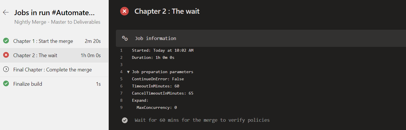 Delay Task Fails Without Reason Wait Time 60m · Issue 11201 · Microsoftazure Pipelines Tasks