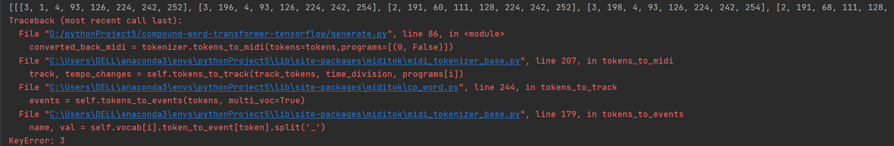 ValueError: invalid literal for int() with base 10: 'Ignore' · Issue #15 · Natooz/MidiTok · GitHub