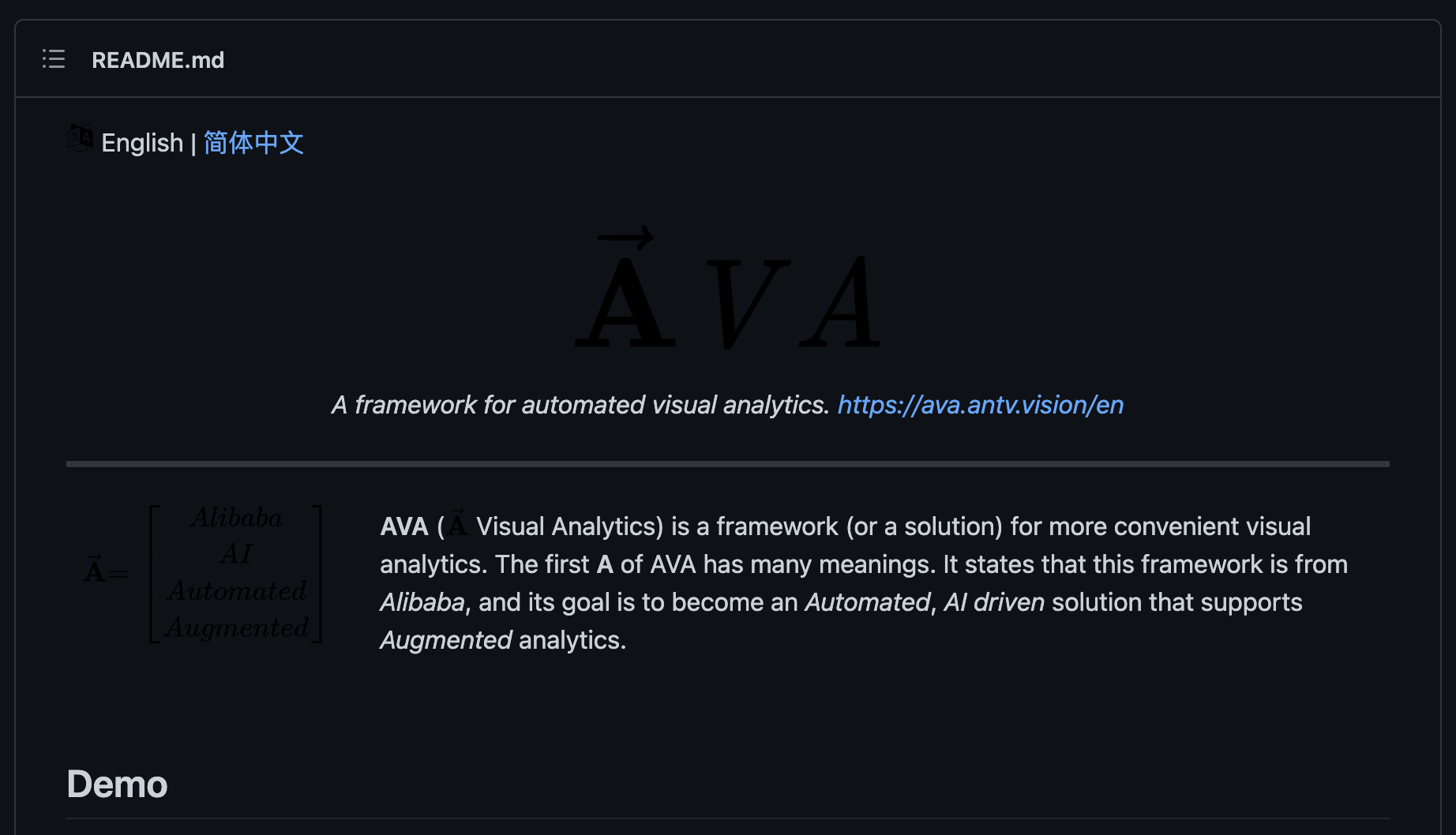 Readme images are not readable in GitHub dark theme · Issue #168 · antvis/AVA · GitHub