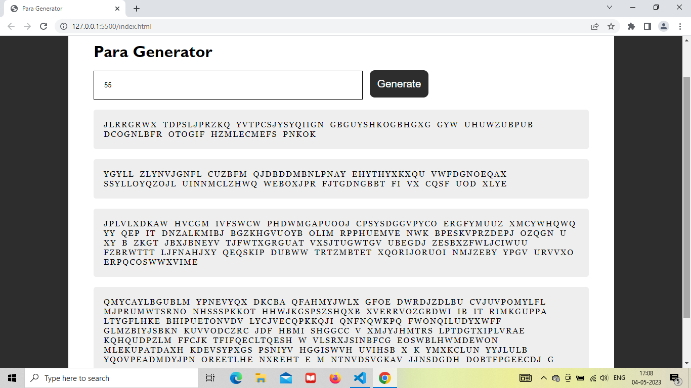 GitHub - devharsh2k4/Para-Generator: Its a simple para generator website where i have used the ...