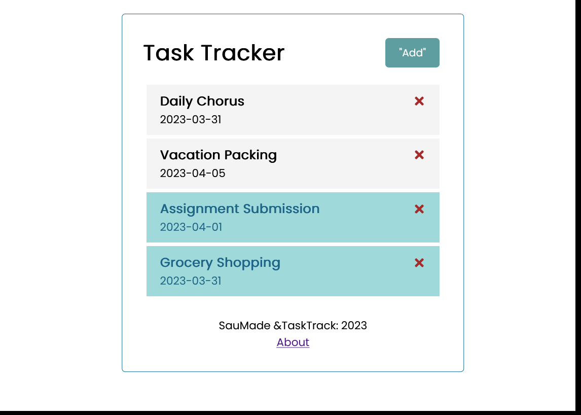 GitHub - sauuus/TheTaskTracker: Consist of an application that tracks ...