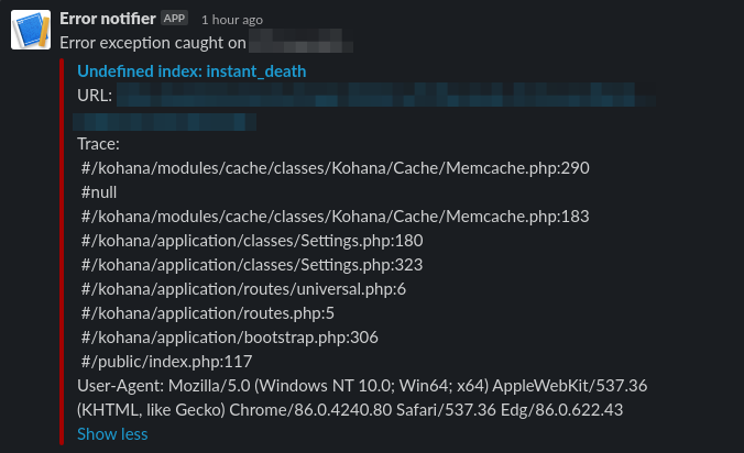 Memcache regression with 3.3 functionality regarding `instant_death` on falure · Issue #429 ...