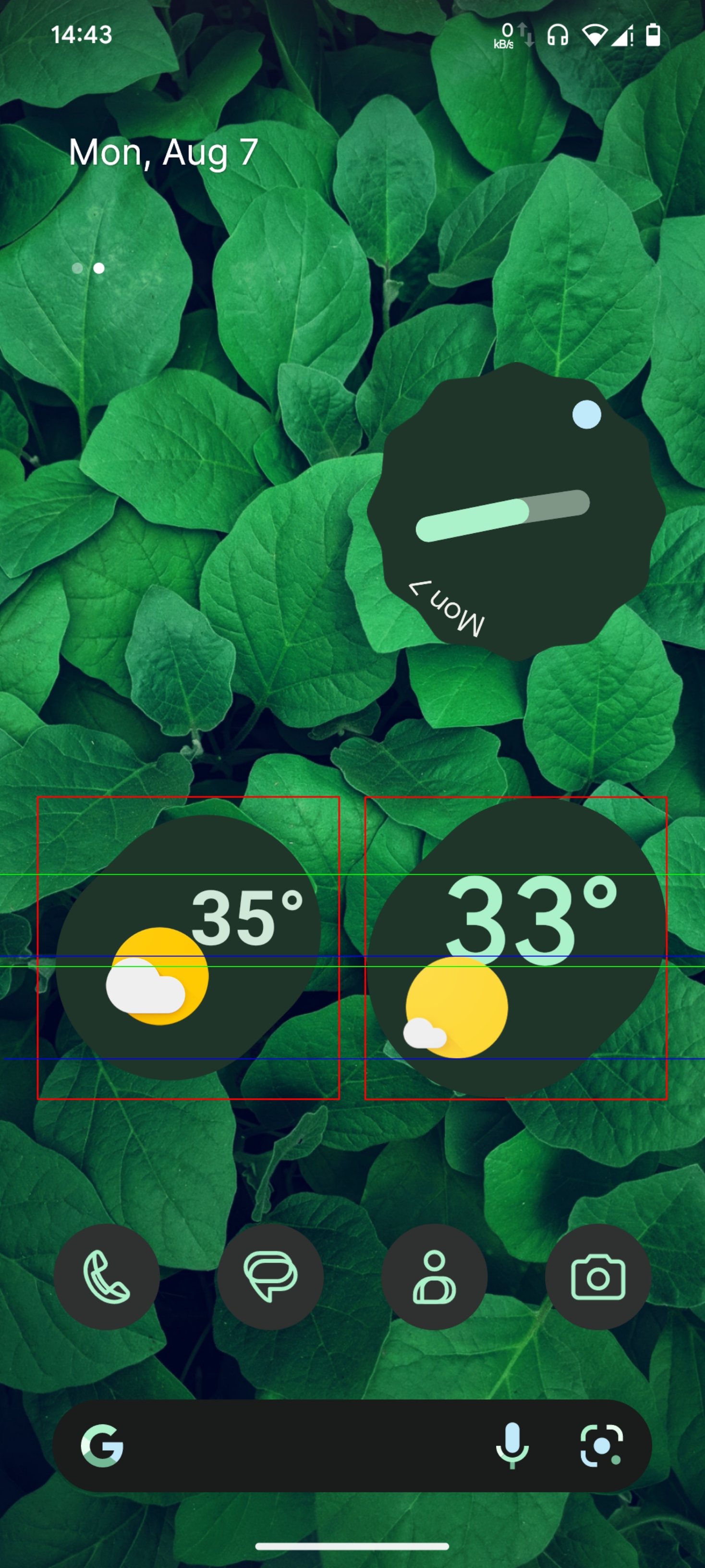 Make 'Material You - Current' widget look alike Google's one · Issue ...