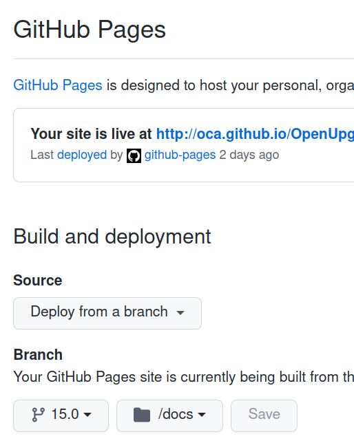 Documentation Branch · Issue #3702 · OCA/OpenUpgrade · GitHub