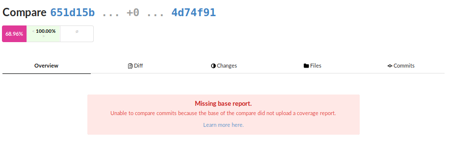 Codecov: No report found to compare against · Issue #515 · OCA/maintainer-quality-tools · GitHub